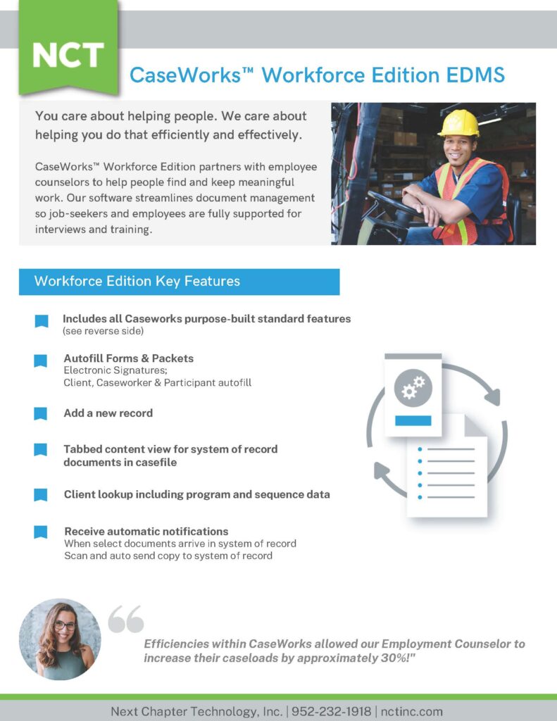 CaseWorks Brochures - NCT Inc.